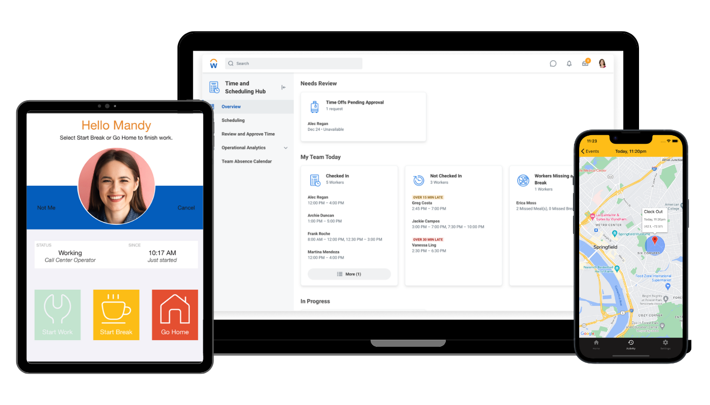 Workday Time Clock & Time Tracking Software